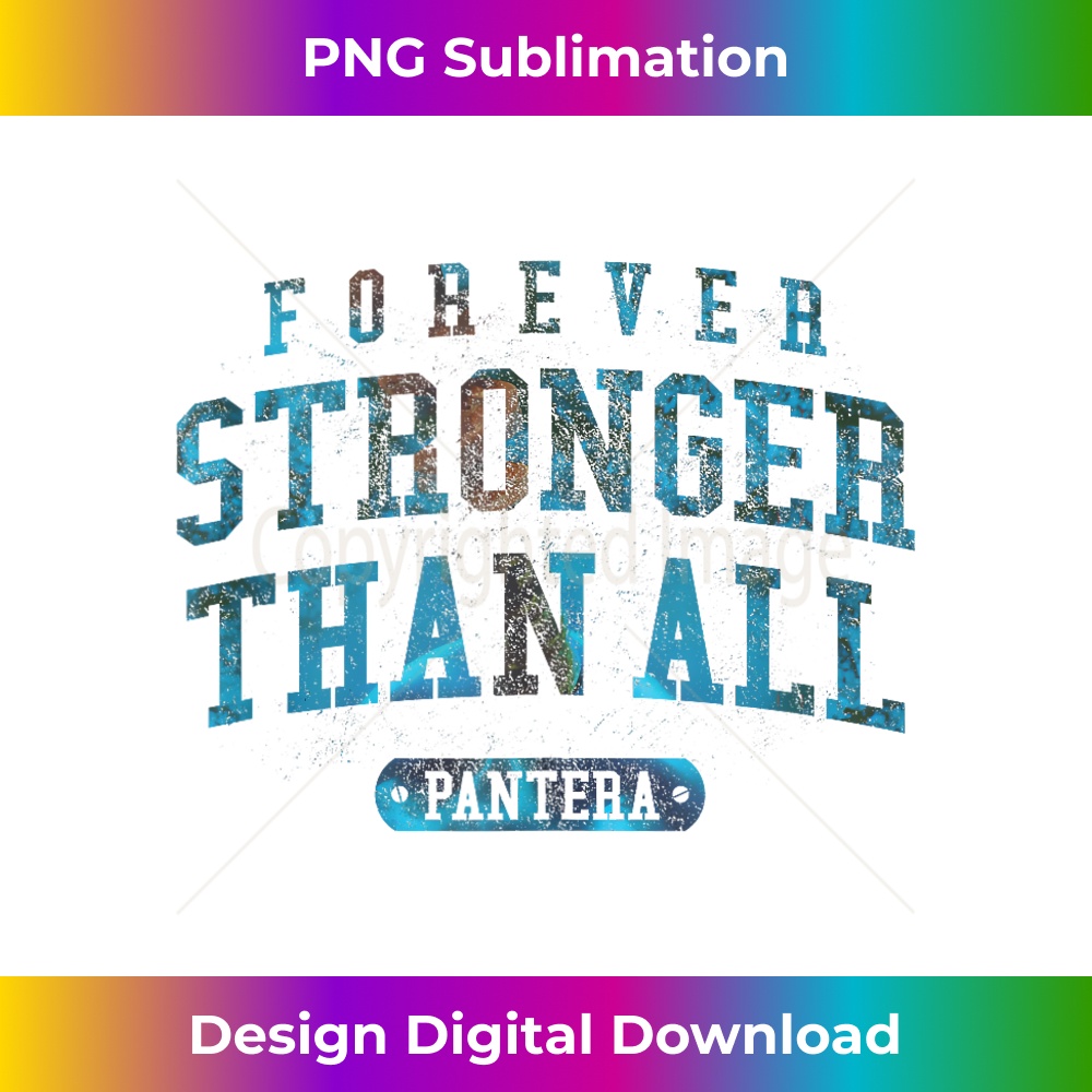 Pantera Official Forever Stronger Than All Blue Tank Top - H | Inspire ...