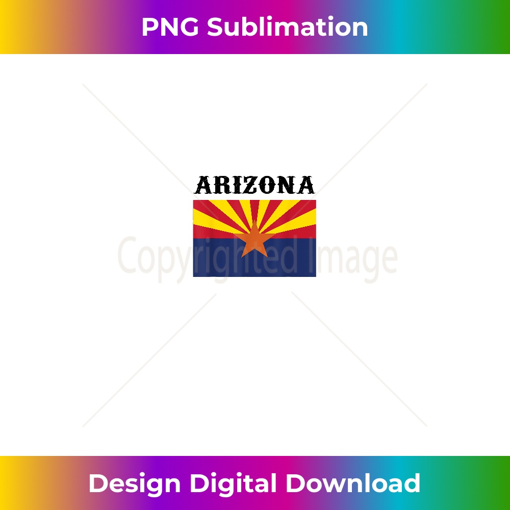 Arizona Flag - PNG Transparent Sublimation Design | Inspire Uplift