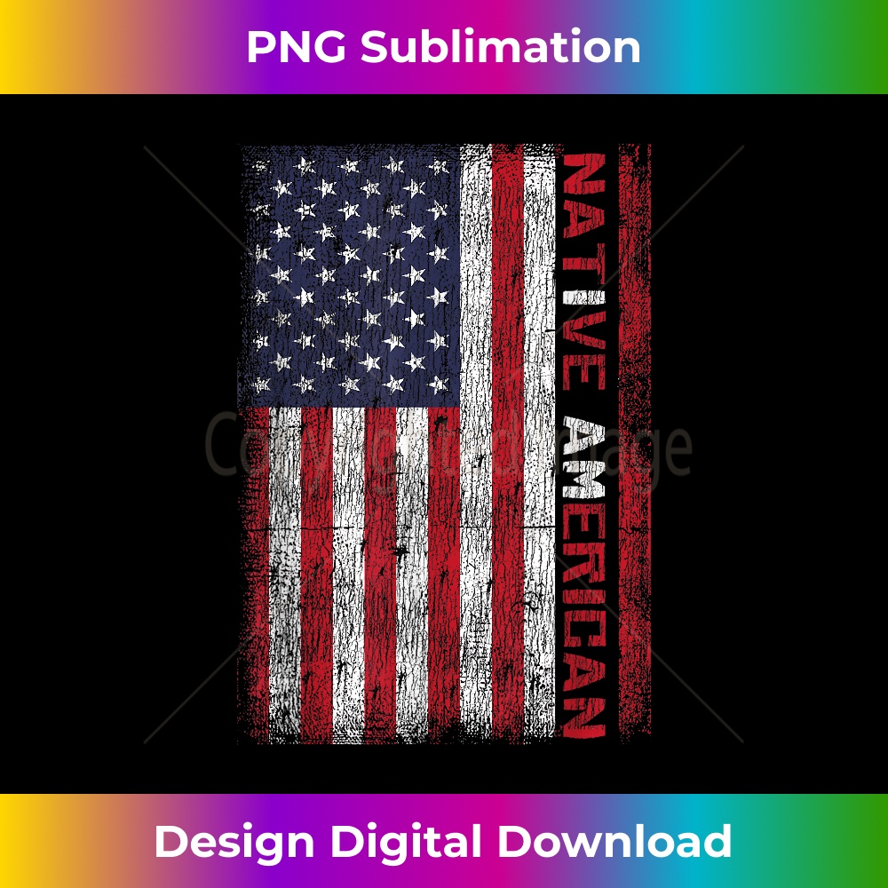 vintage I Am Native American Flag indian - Premium Sublimati - Inspire ...