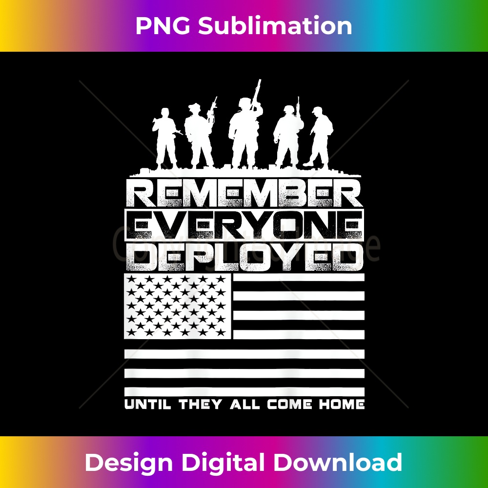 Remember Everyone Deployed - Red Friday Military | Inspire Uplift