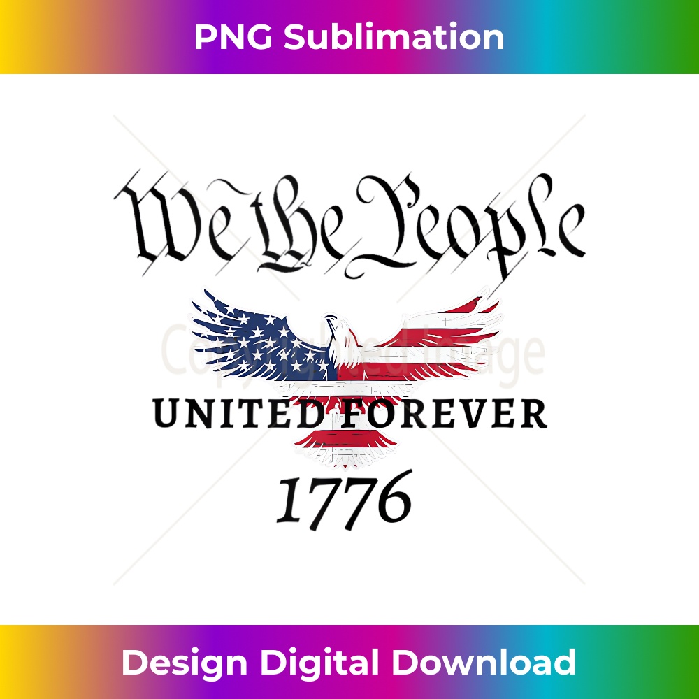 We The People, American Eagle, flag United Forever 1776 Tank | Inspire ...