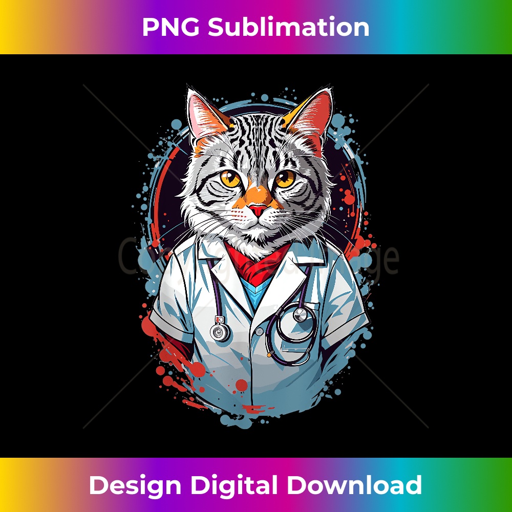 Cute Doctor Cat Graphic Design - PNG Transparent Sublimation | Inspire ...