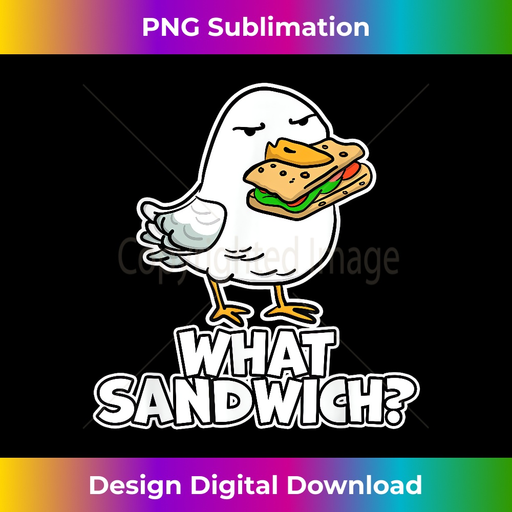 Cartoon Gull Wear To Beach What Sandwich Funny Seagull - Exc | Inspire ...