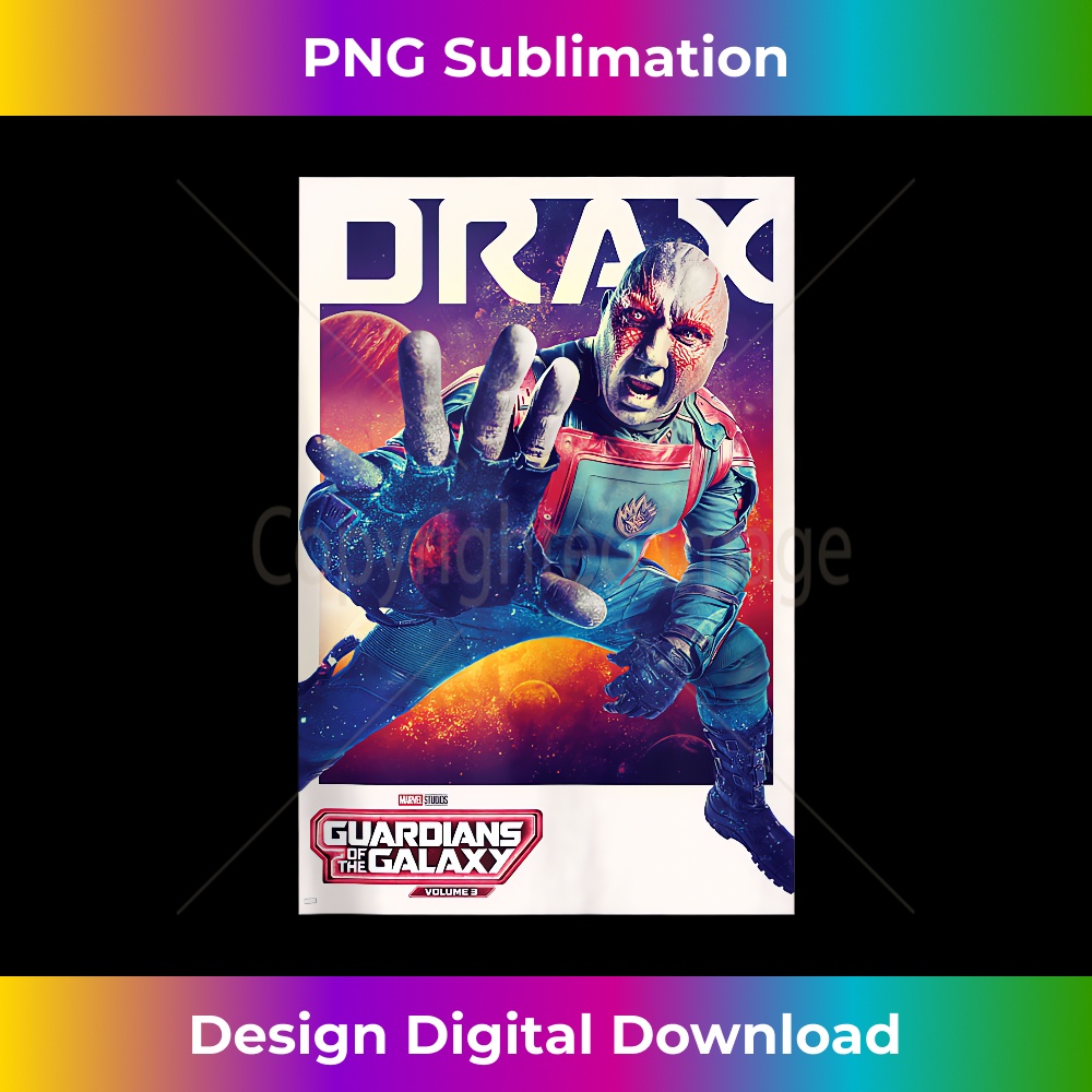 Marvel Guardians of the Galaxy Volume 3 Drax Poster Tank Top | Inspire ...