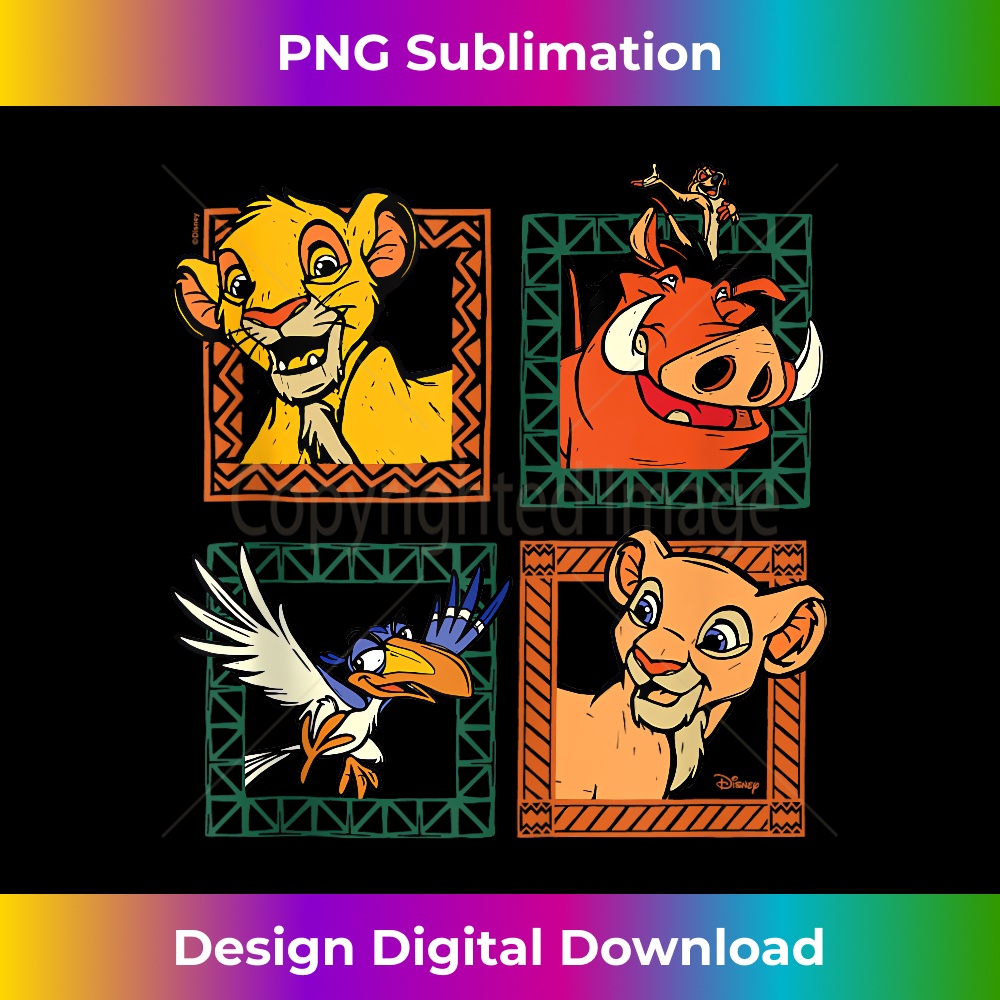 The Lion King - Simba Nala Timon Pumbaa Zazu Character Grid | Inspire ...