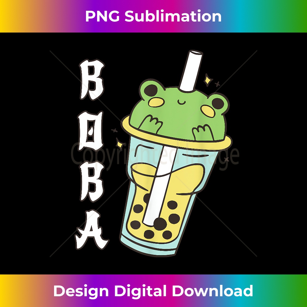 Cute Kawaii Frog Boba Tea Neko Anime Japanese Kids Teen Girl | Inspire ...
