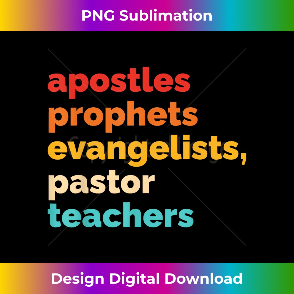 Apostles, Prophets, Evangelists, Pastor Teachers Retro - Dec - Inspire ...