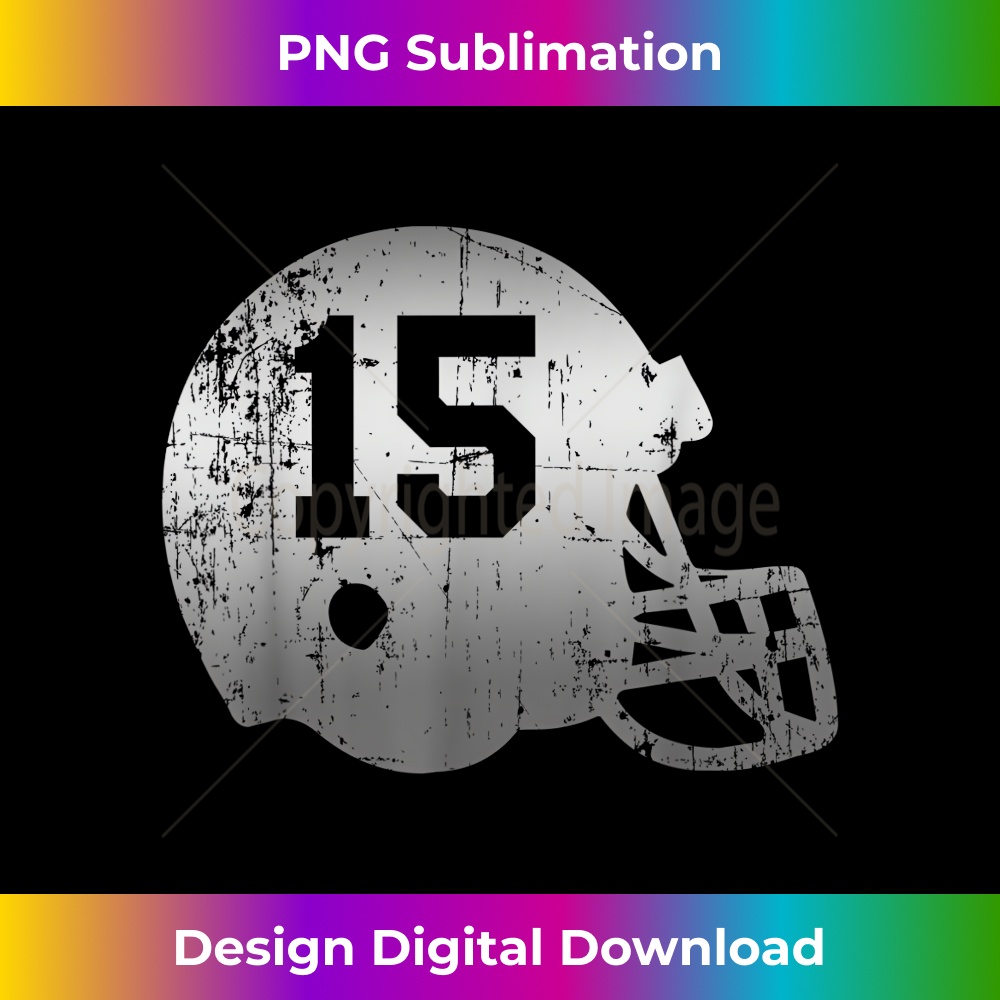 Vintage Football 15 Jersey Number - PNG Sublimation Digital | Inspire ...