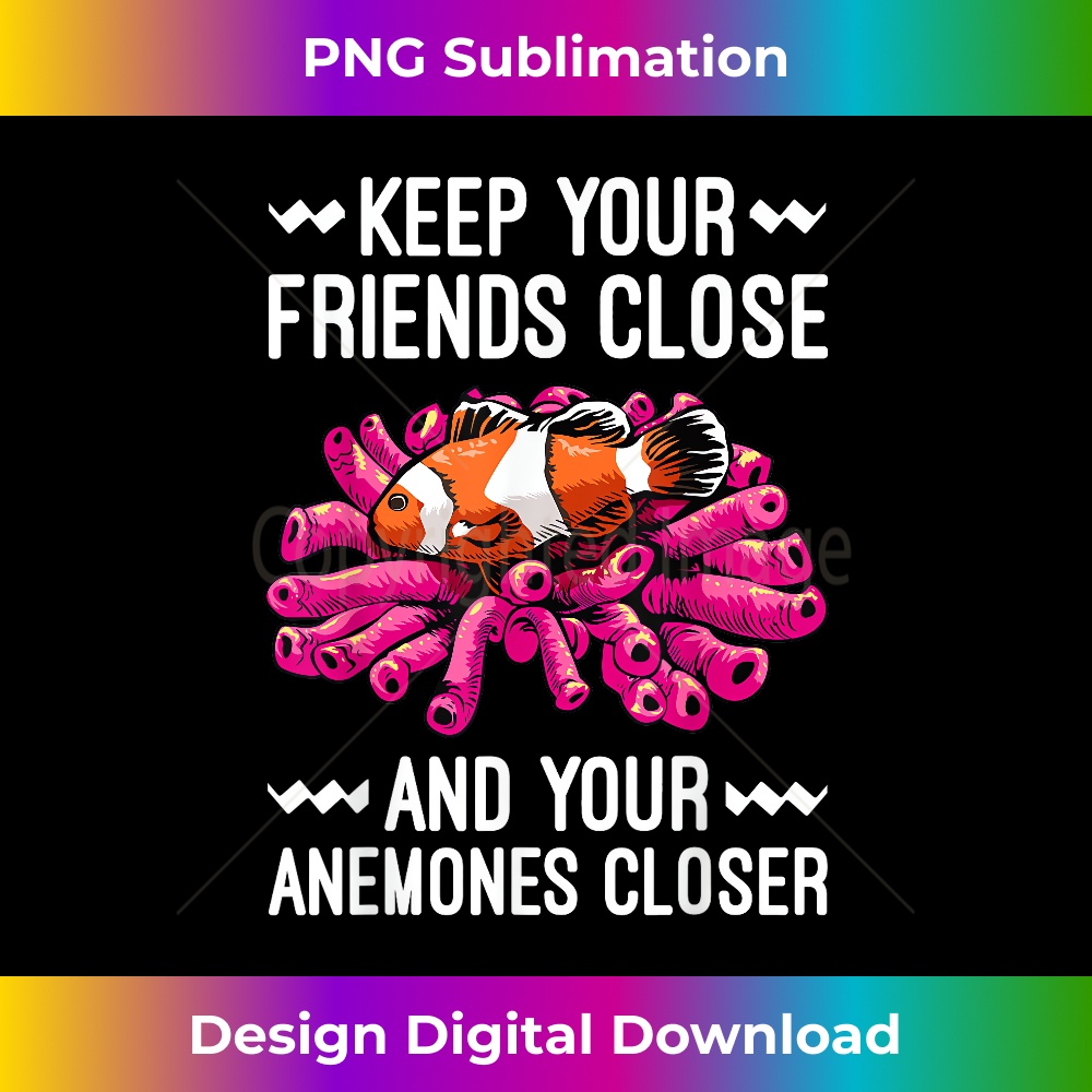 Funny Clown Fish Clown Fish Anemones Lover - Aesthetic Subli | Inspire ...