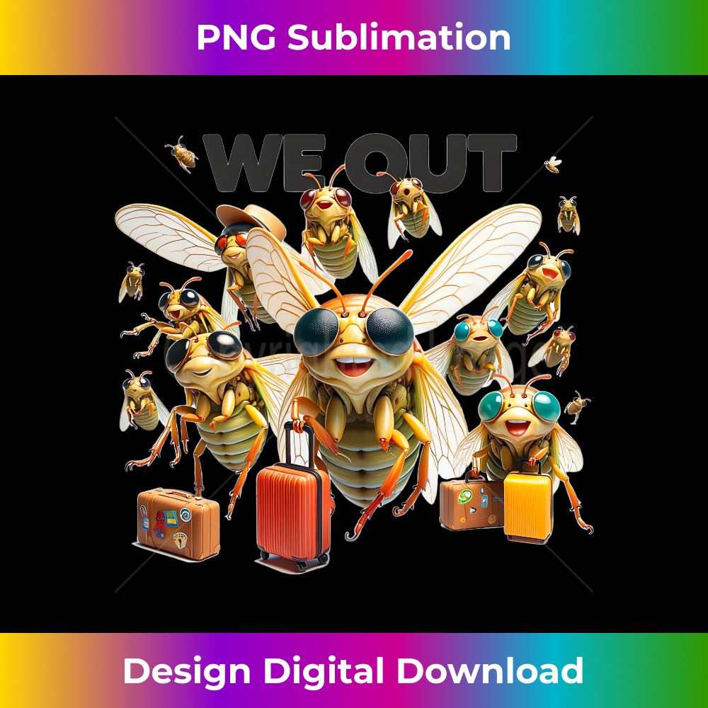 Funny Cicada We Out Cute Cicada Brood Emergence - Artistic S | Inspire ...