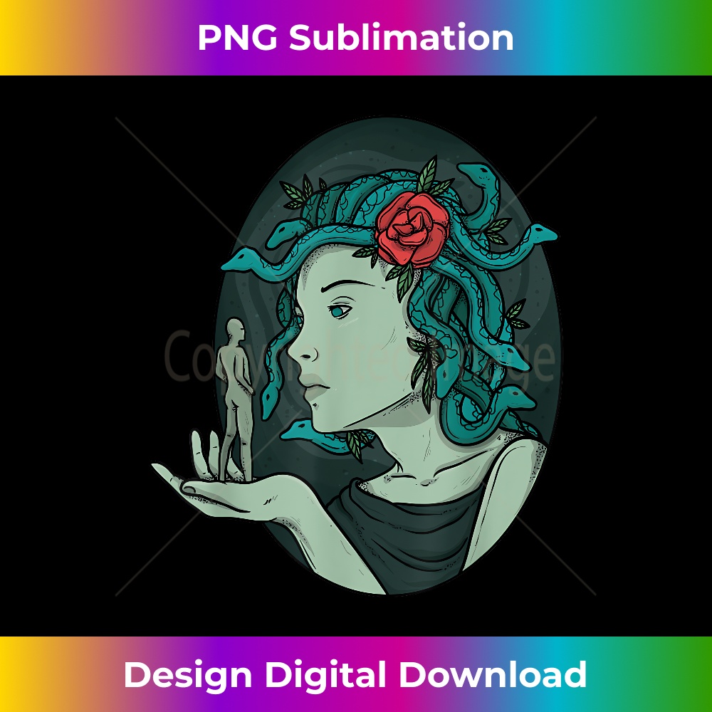 Medusa Abstract Snakes Greek Mythology Rose 1 - Digital Subl | Inspire ...