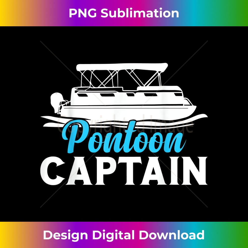 Retro Vintage Style Pontoon Boat Funny Pontoon Captain 2 - I | Inspire ...
