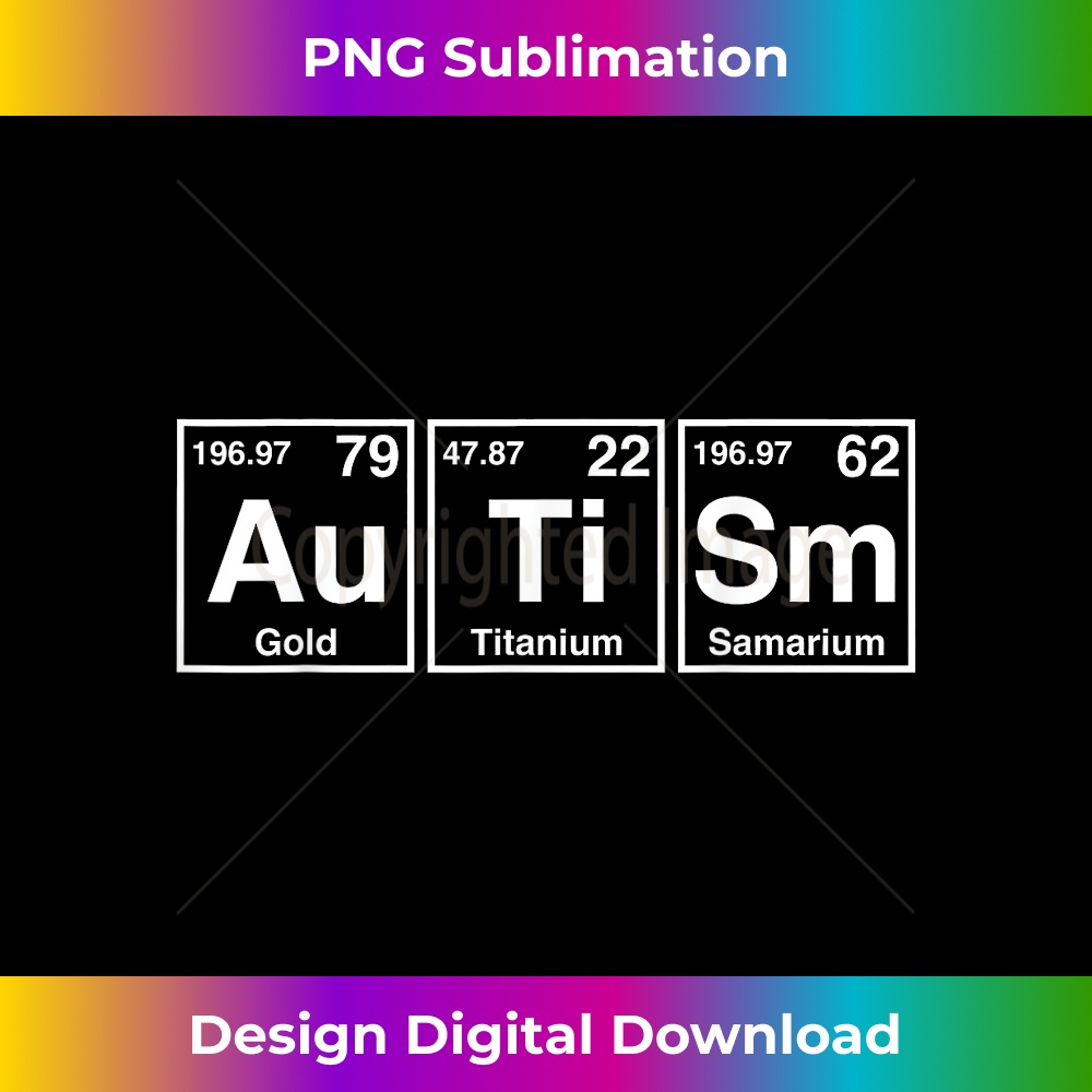 Chemistry Periodic Table For Autism Awareness - Professional | Inspire ...