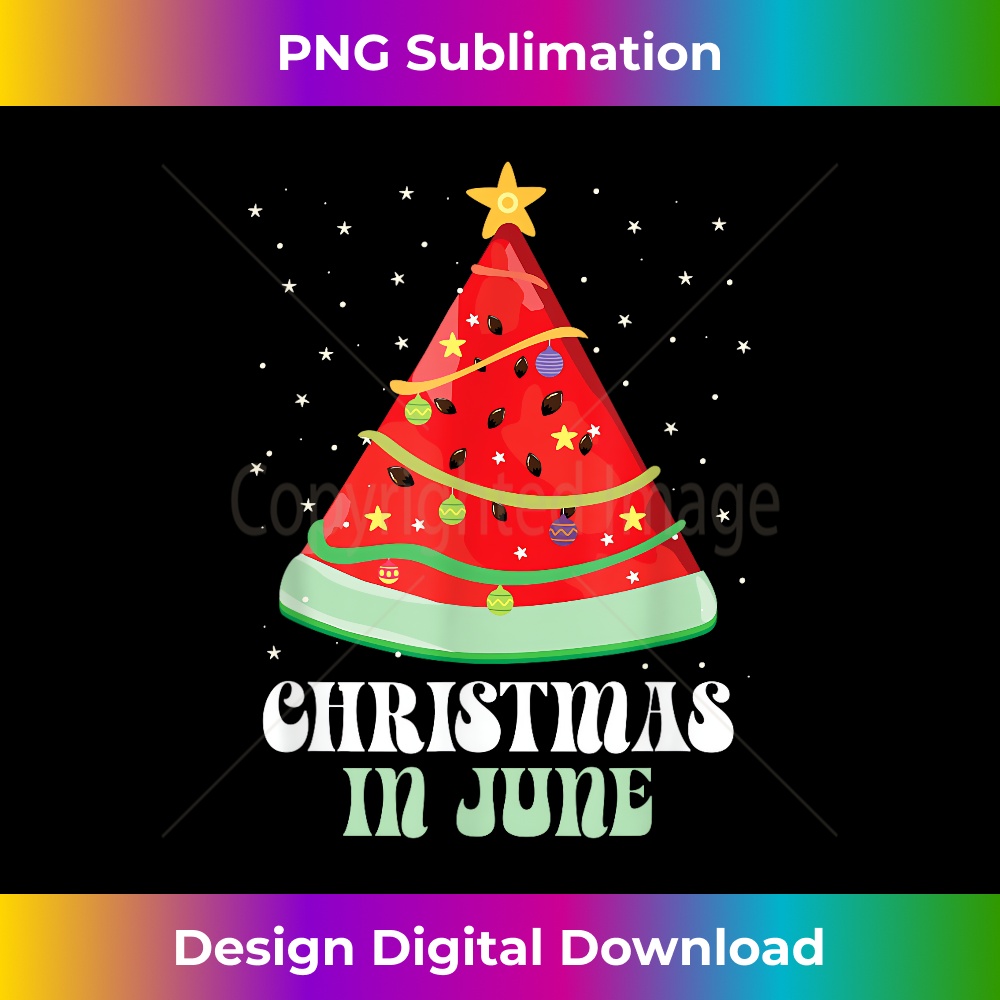 Funny Christmas In June Watermelon Tree Summer - Stylish Sub | Inspire ...