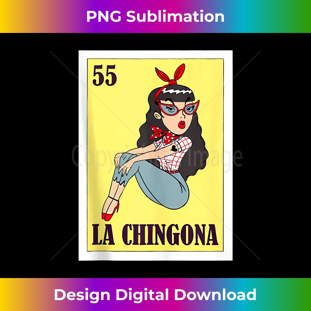 La Chingona Funny Card Mexican Lottery Card 1 - PNG Transpar | Inspire ...