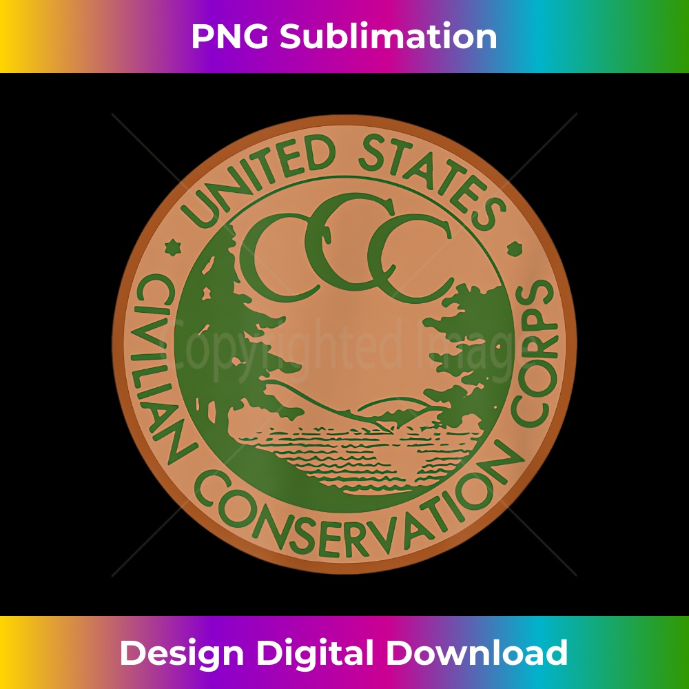Civilian Conservation Corps CCC Logo Retro Outdoors 1930s - | Inspire ...