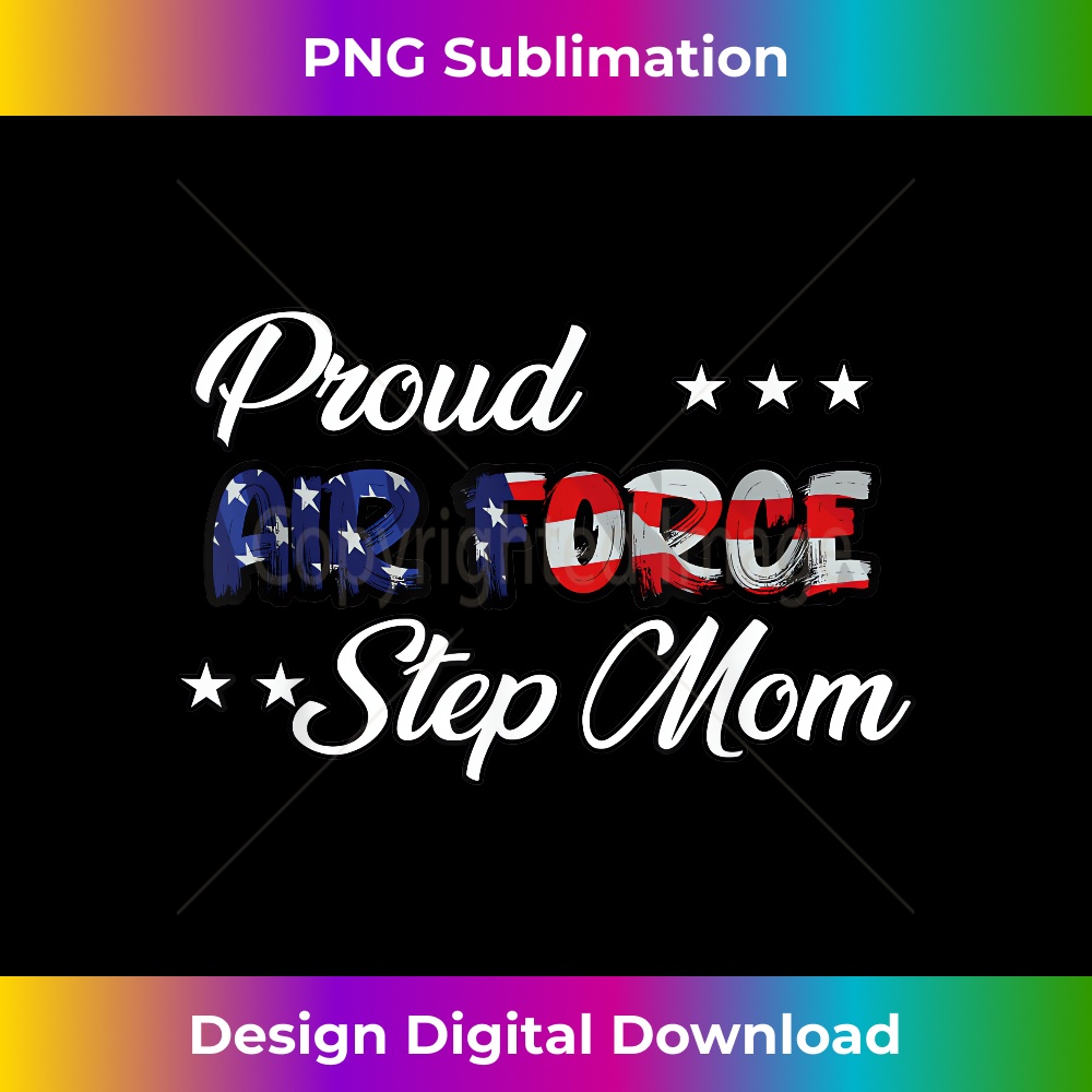 US Flag Bold Proud Air Force Step Mom 3 - Decorative Sublima | Inspire ...