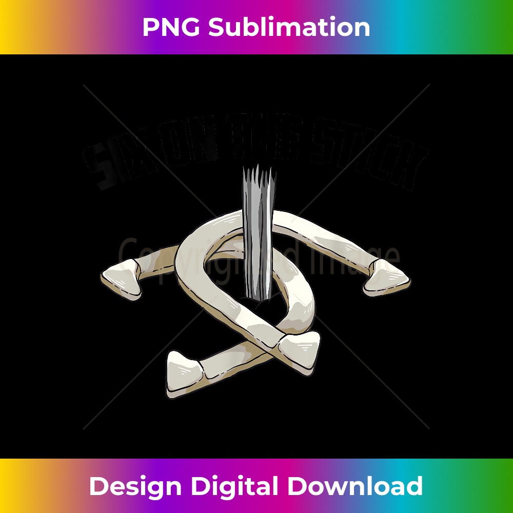 Cool Six On The Stick Funny Horseshoe Pitching Lover - Vibra | Inspire ...