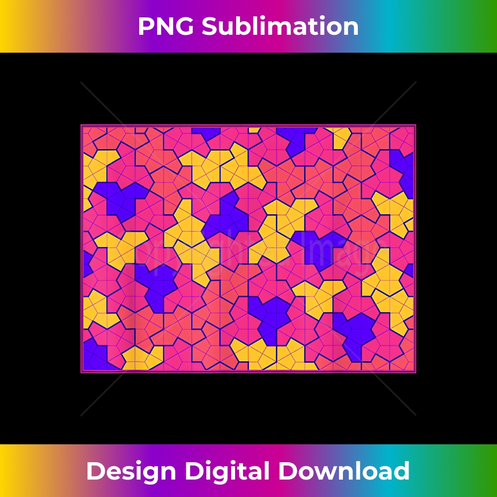 Summer Colors Aperiodic Monotile Colorful Tile Pattern - Sop | Inspire Uplift