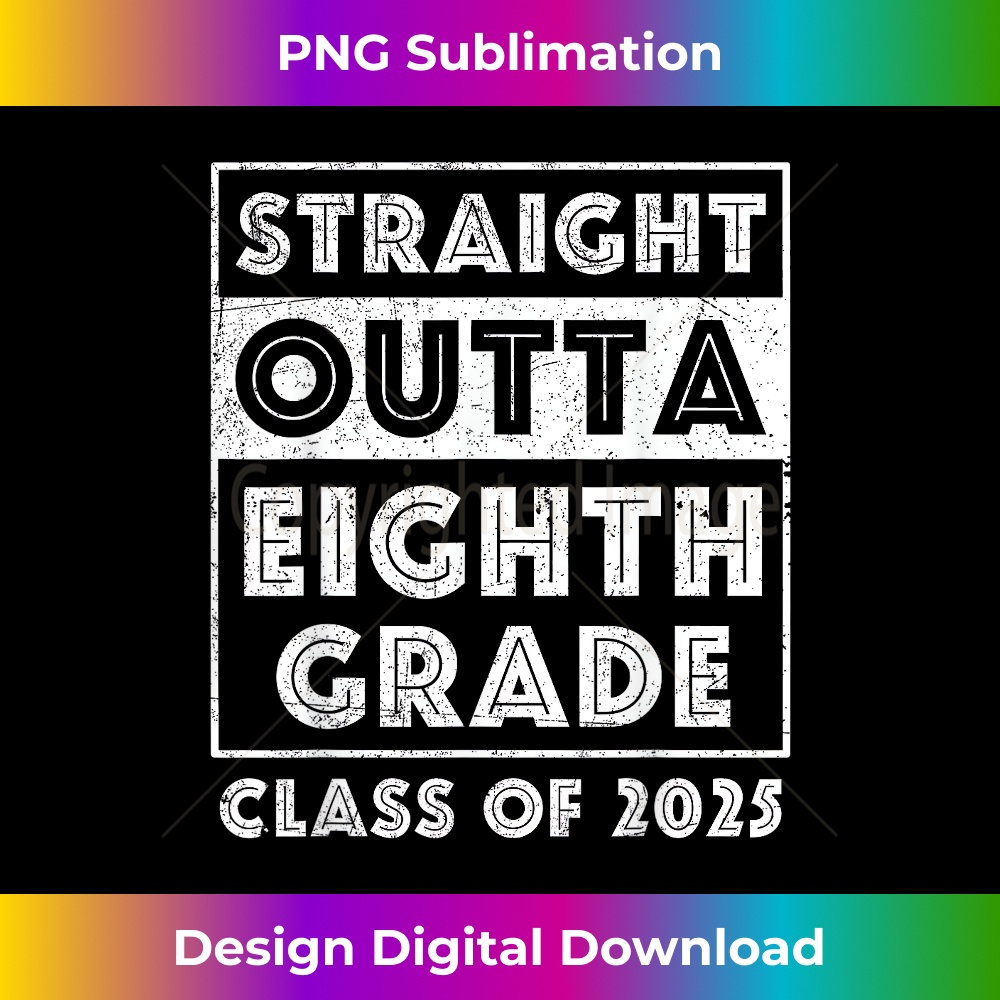 Straight Outta 8th Grade Class of 2025 Graduation - Eco-Frie | Inspire ...