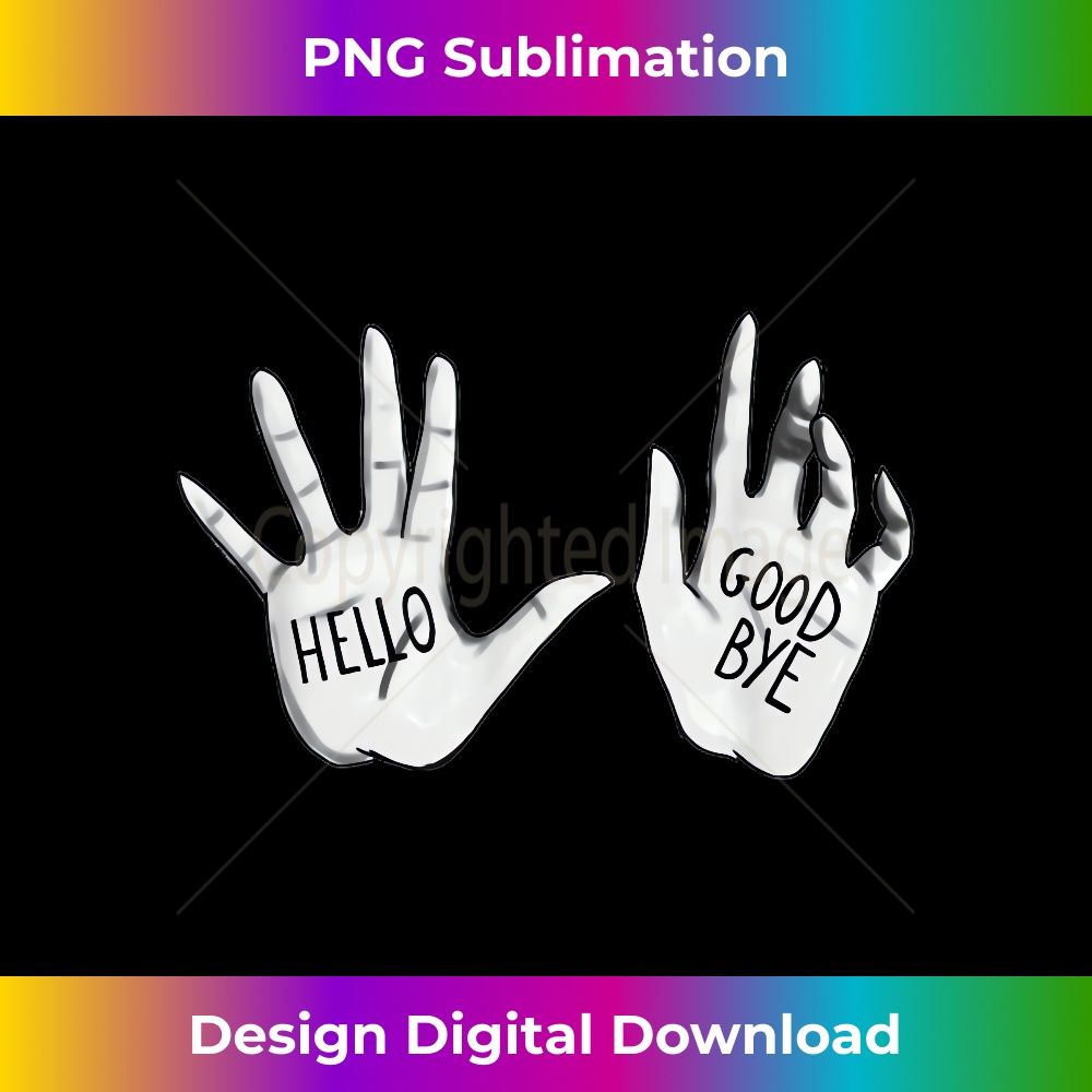 Hello Goodbye Hands Academy For Graduate Funny Design - Clas | Inspire ...
