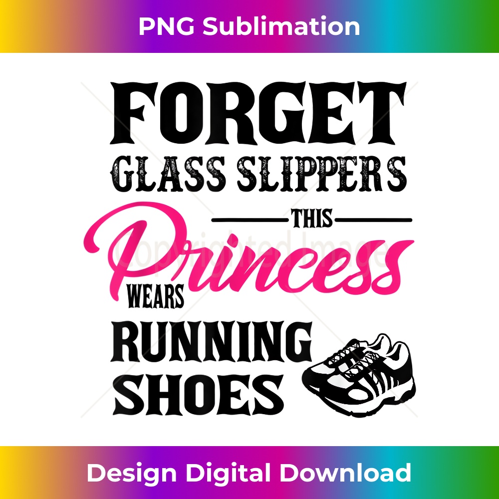 Princess Wears Running Shoes Sneakers Woman Runner tee shirt | Inspire Uplift