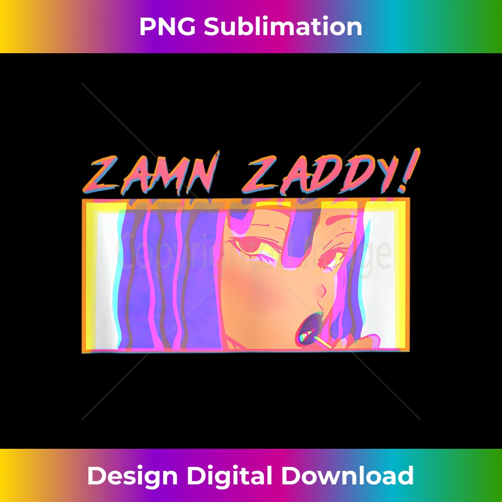 Zamn zaddy Tank Top - PNG Transparent Sublimation Design - Inspire Uplift
