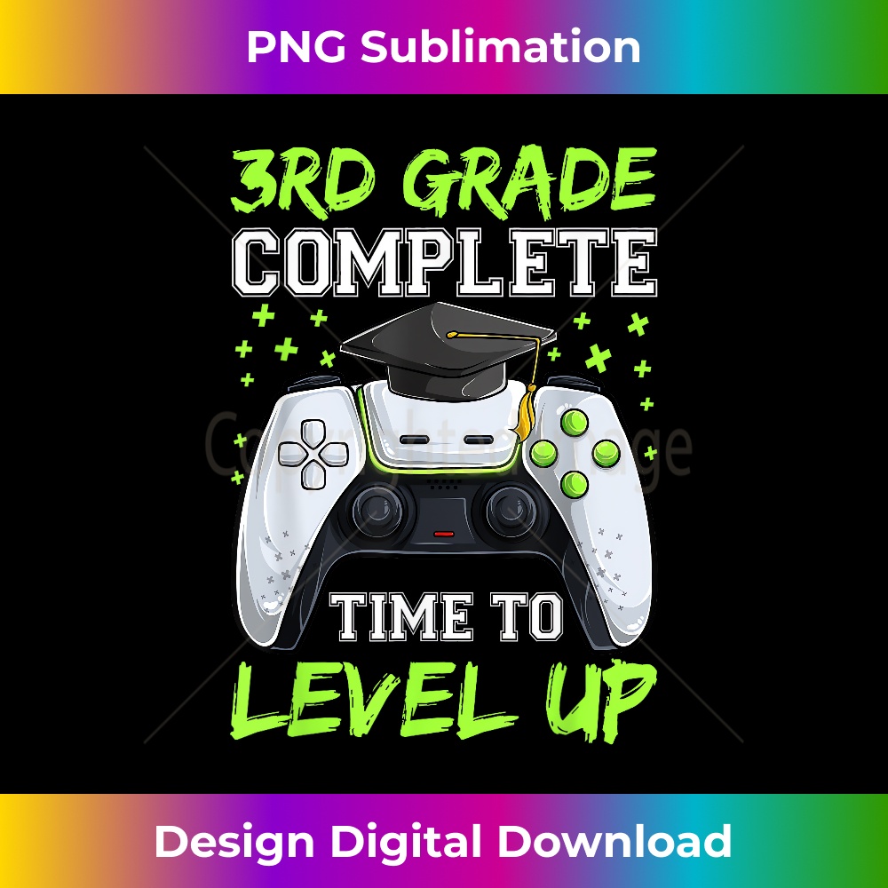 3rd Grade Complete Time To Level Up Shirt, Gaming Graduation | Inspire ...