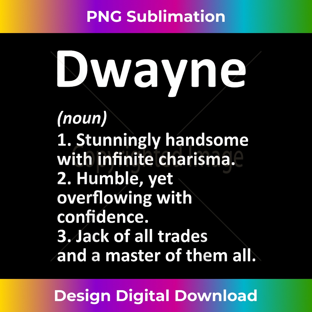 DWAYNE Definition Personalized Name Funny Birthday Gift Idea | Inspire ...