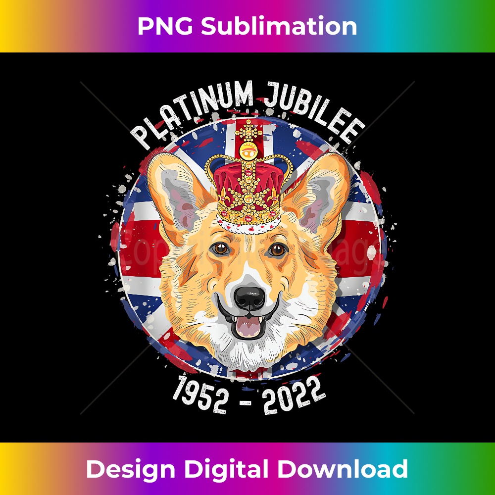 Queens 70th Platinum Jubilee Union Jack & Corgi Lover - Eco- | Inspire ...