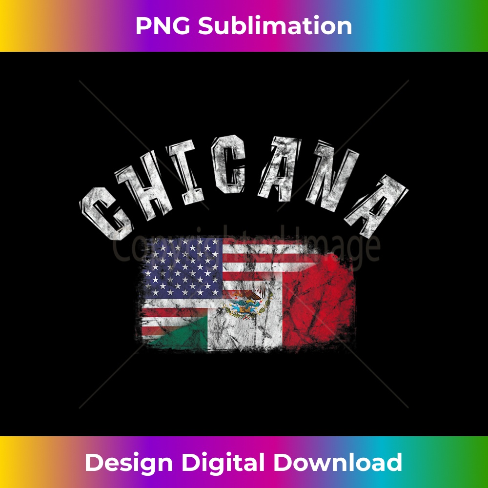 Womens Chicana Mexican American Flag Mexico United States La | Inspire ...