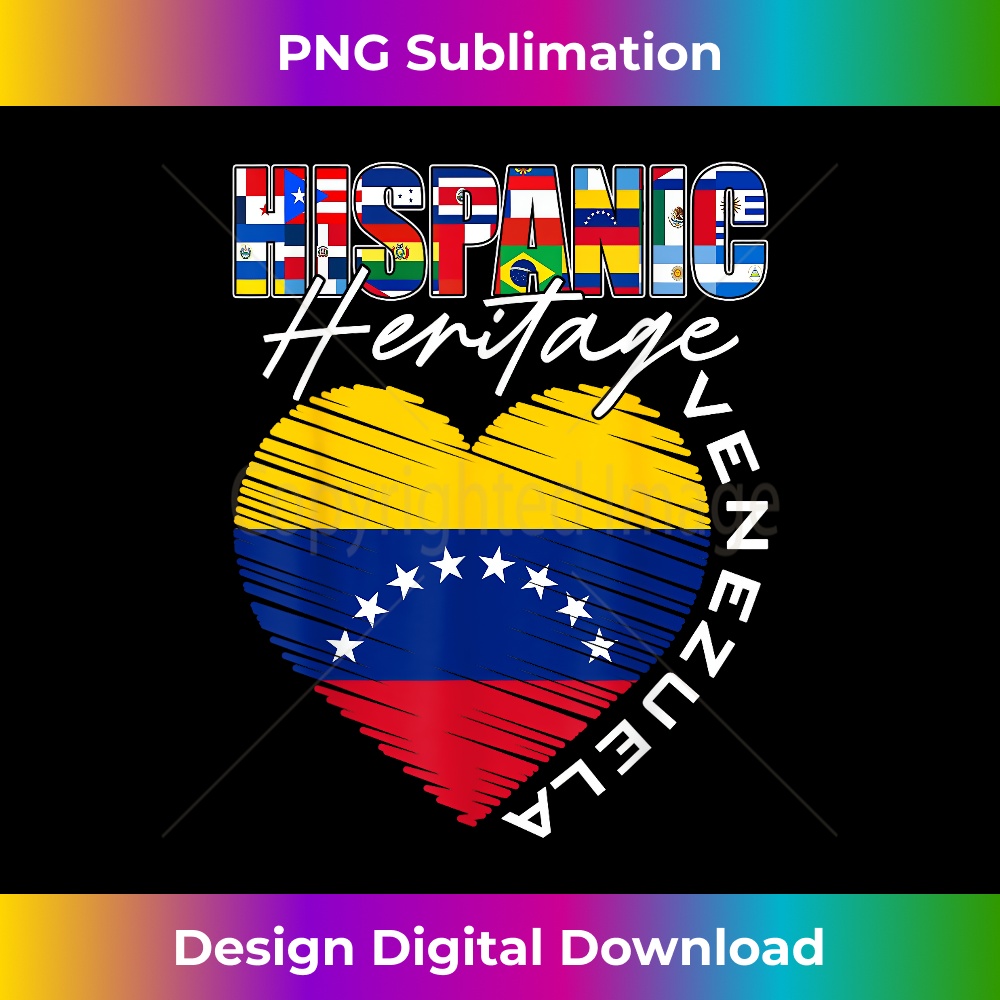 Venezuelan Hispanic Heritage Month Venezuela Flag Heart Men | Inspire ...