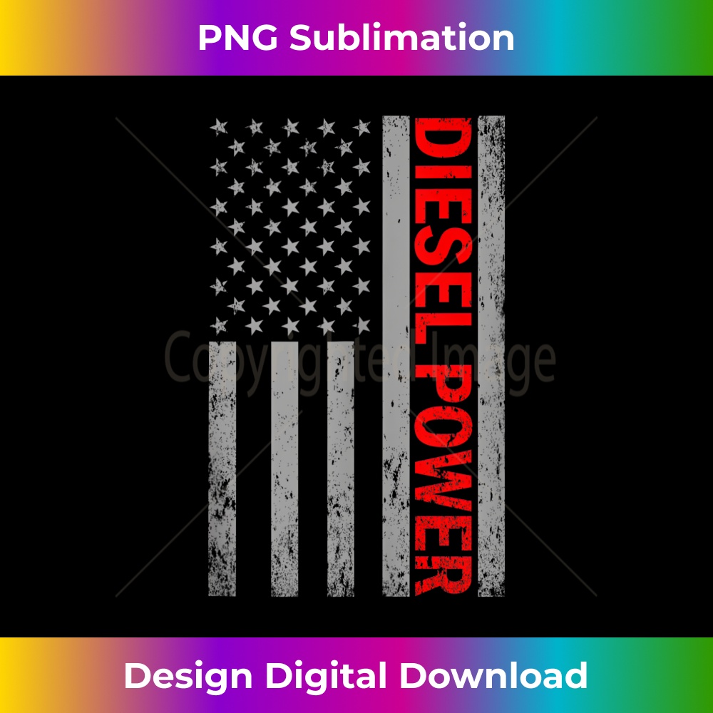 Diesel Power USA Flag Truck Turbo Brothers Mechanic Tank Top | Inspire ...