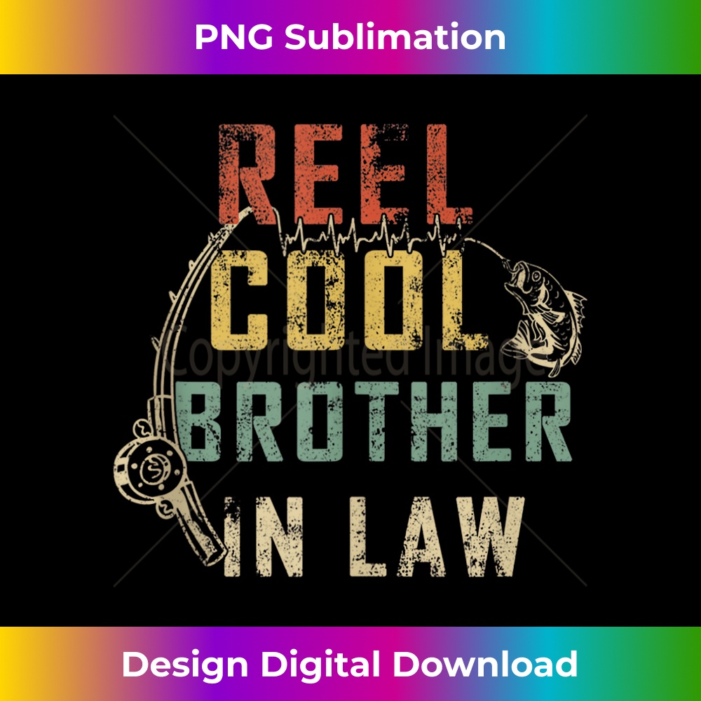 Funny Fathers Day Reel Cool Brother in Law Fishing Fishermen | Inspire ...