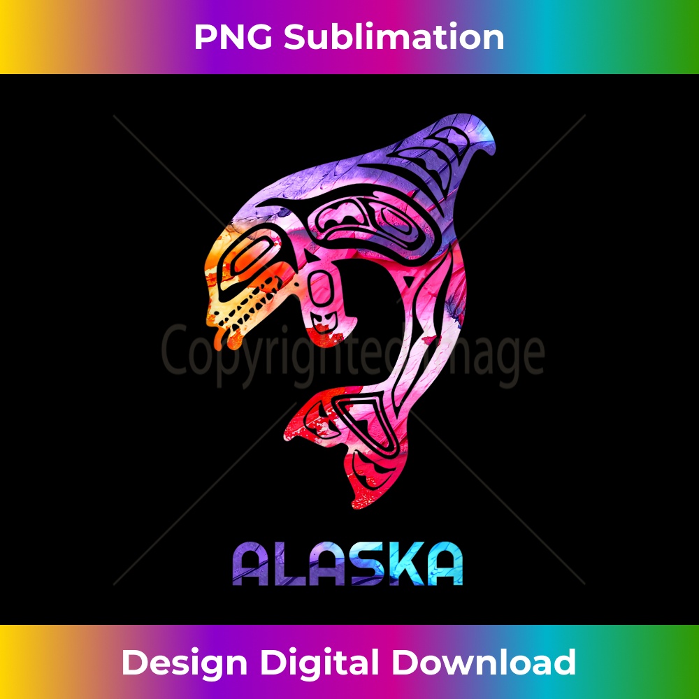 Colorful Alaska PNW Native American Indian Orca Killer Whale - Inspire ...