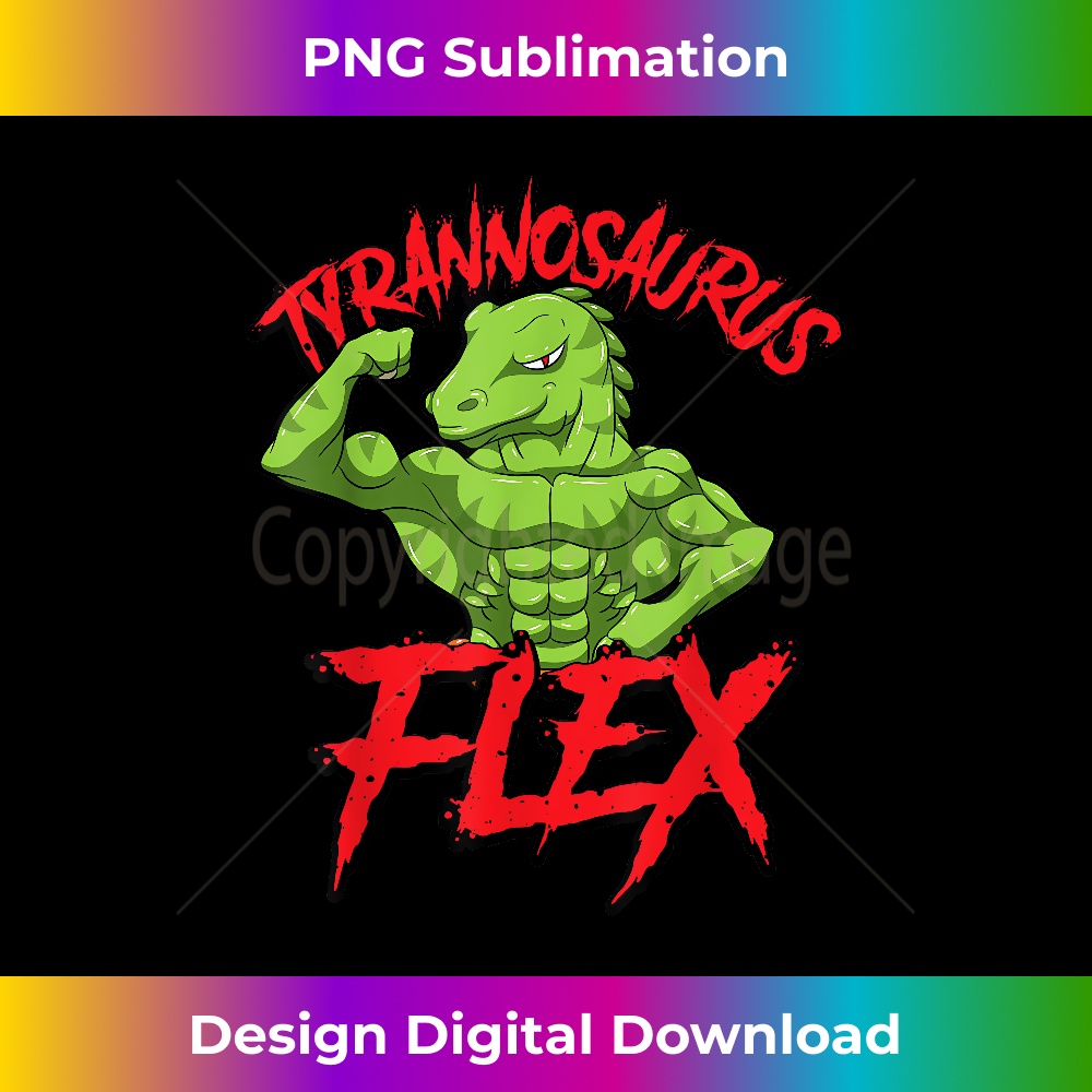 Tyrannosaurus Flex T-Rex Dinosaur Bodybuilder Sport Training - Inspire ...