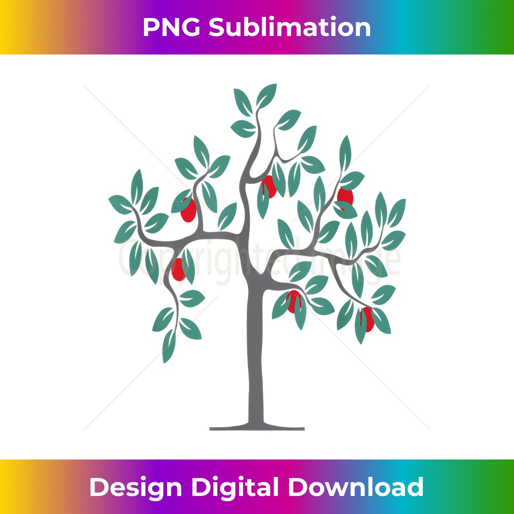 Apple Tree Design - Premium Sublimation Digital Download | Inspire Uplift