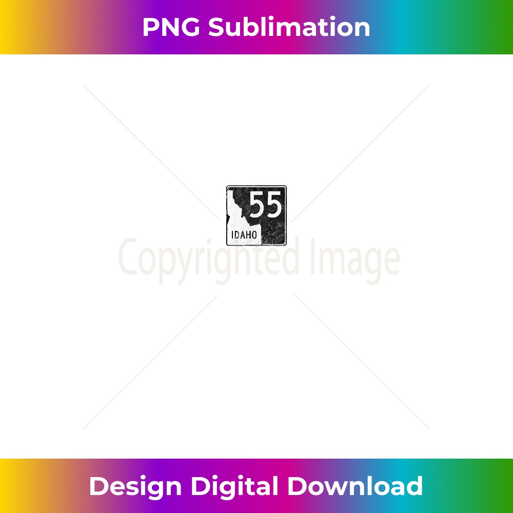 Idaho 55 Road Trip Highway Sign Boise McCall - Premium PNG S | Inspire ...