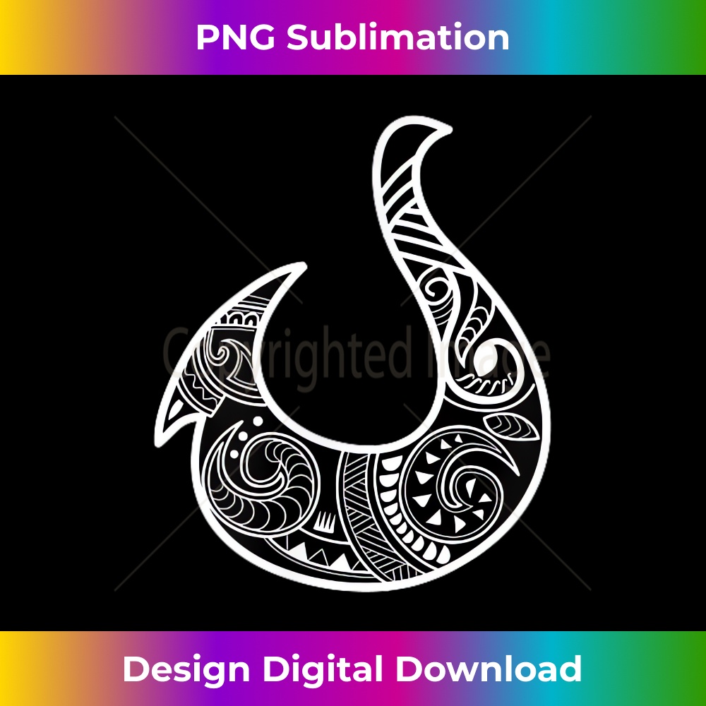 Hawaiian Tribal Fish Hook - Instant Sublimation Digital Down | Inspire ...
