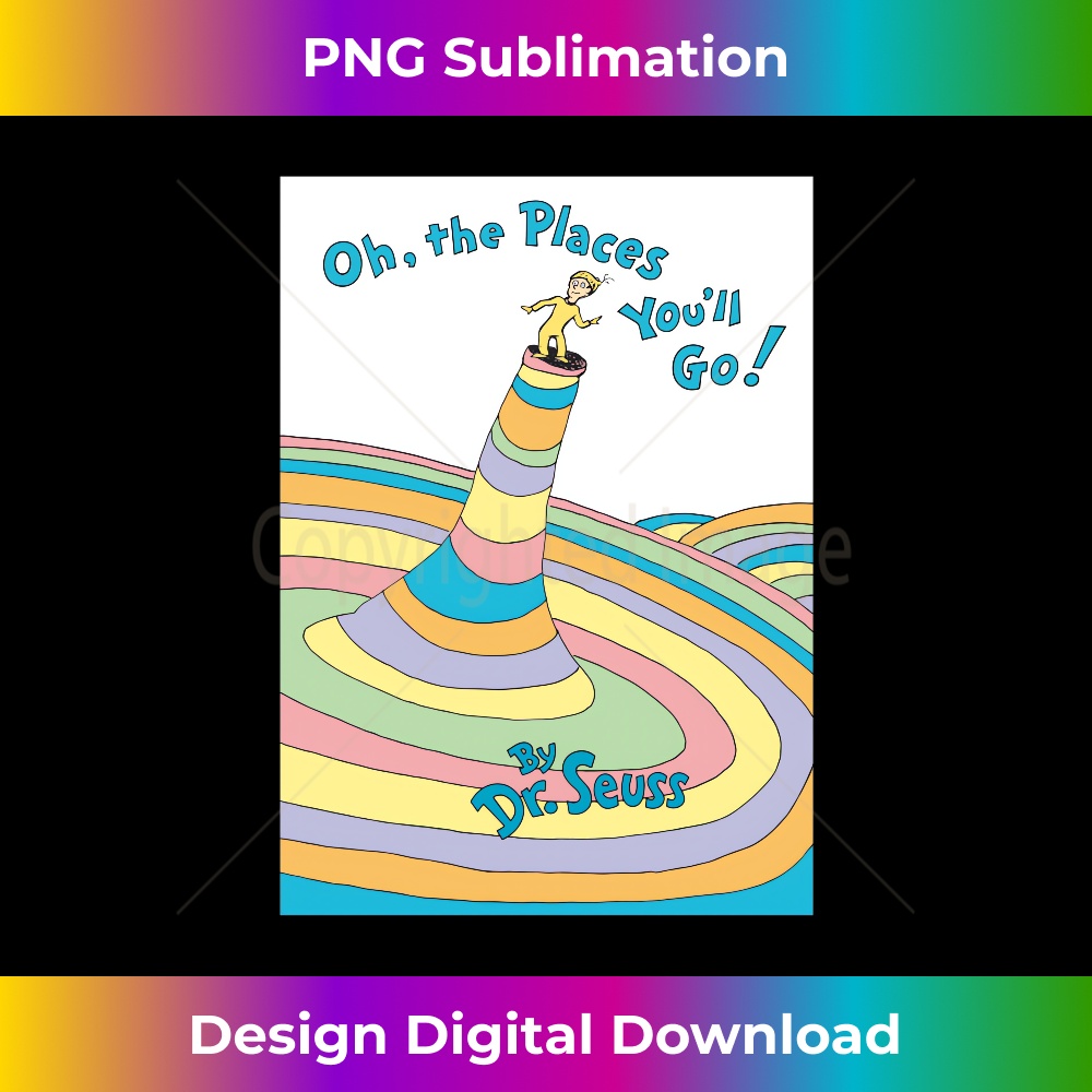 Dr. Seuss Oh the Places You'll Go Book Cover Long Sleeve - V | Inspire ...