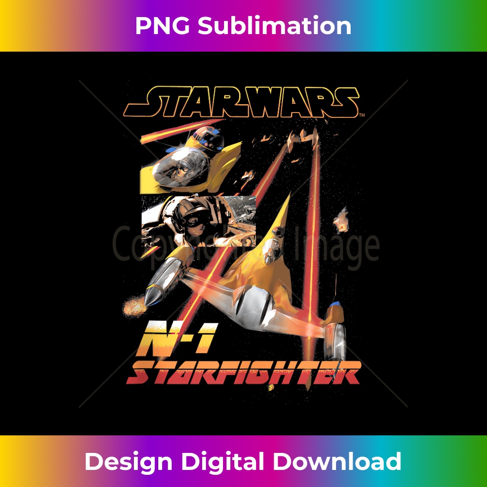 Star Wars Anakin Skywalker N-1 Starfighter Photo Tank Top 2 | Inspire ...