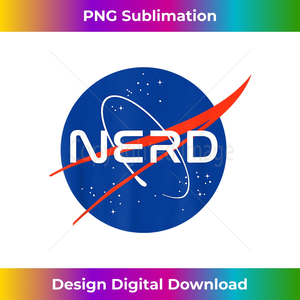 NASA Nerd 1 - High-Resolution PNG Sublimation File | Inspire Uplift