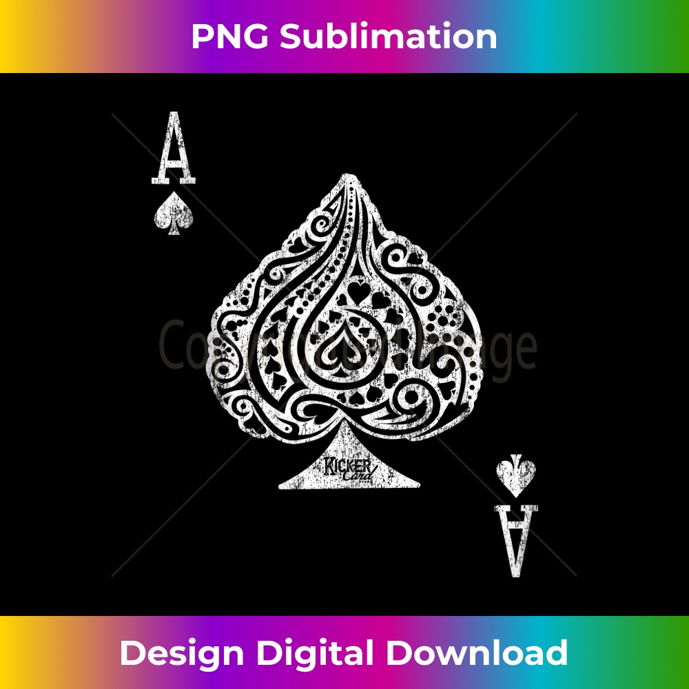 Ace of Spades Texas Hold'em Poker Playing Card Tank Top - Re | Inspire ...