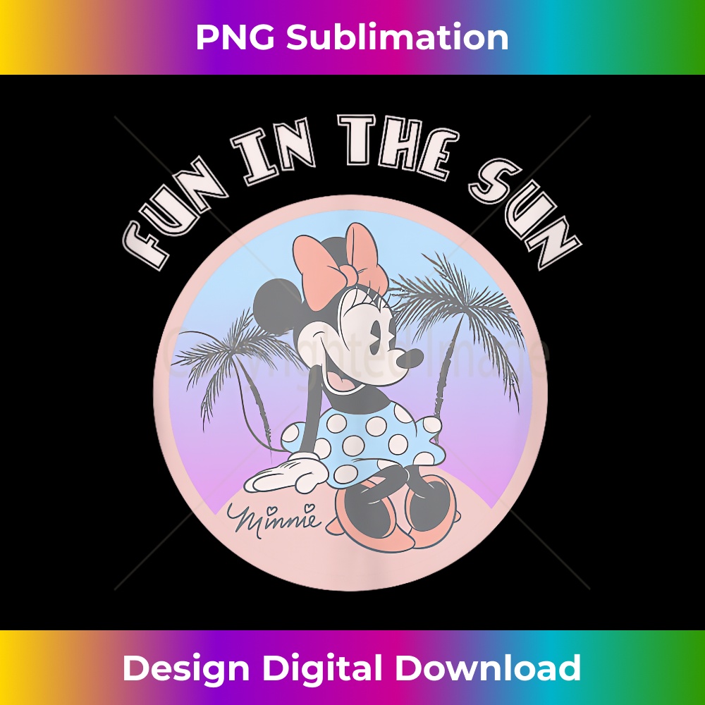 Disney Minnie Mouse Fun In The Sun Vintage Beach Logo Tank T | Inspire ...