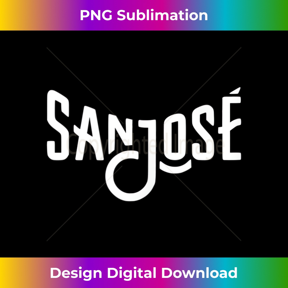San Jose Logo (White) - San Jose, California Tank Top | Inspire Uplift