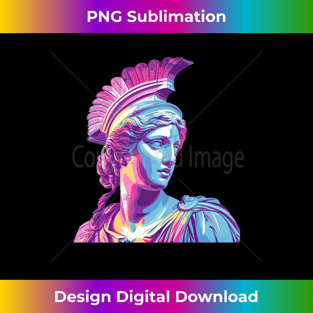 Athena Vaporwave Athene Pallas - PNG Transparent Sublimation | Inspire ...