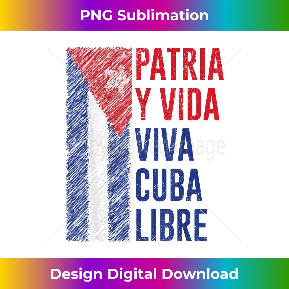 Patria y Vida Cuba Libertad Freedom Patriotic Slogan Design | Inspire ...
