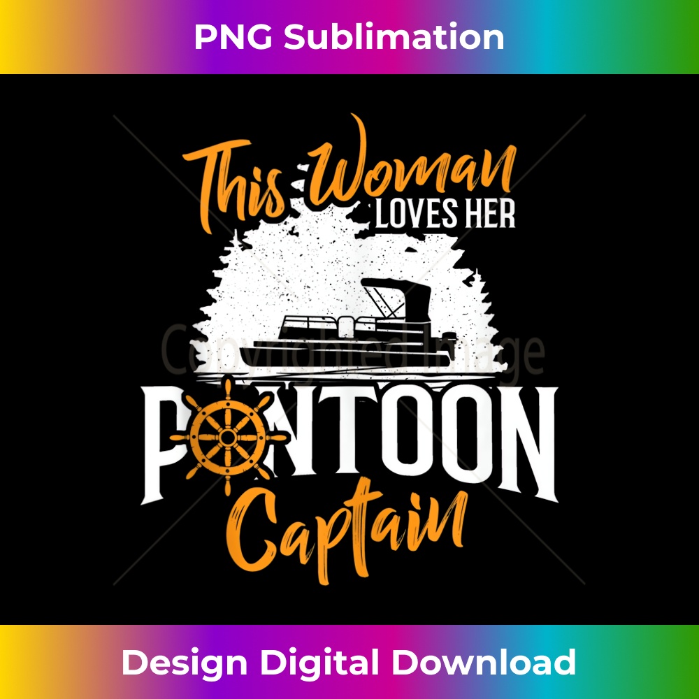 This Woman Loves Her Pontoon Captain - Boating Boat Skipper | Inspire ...