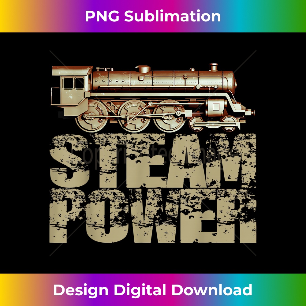 Steam Power Vintage Steam Engine Retro 2 - Exclusive PNG Sub | Inspire ...