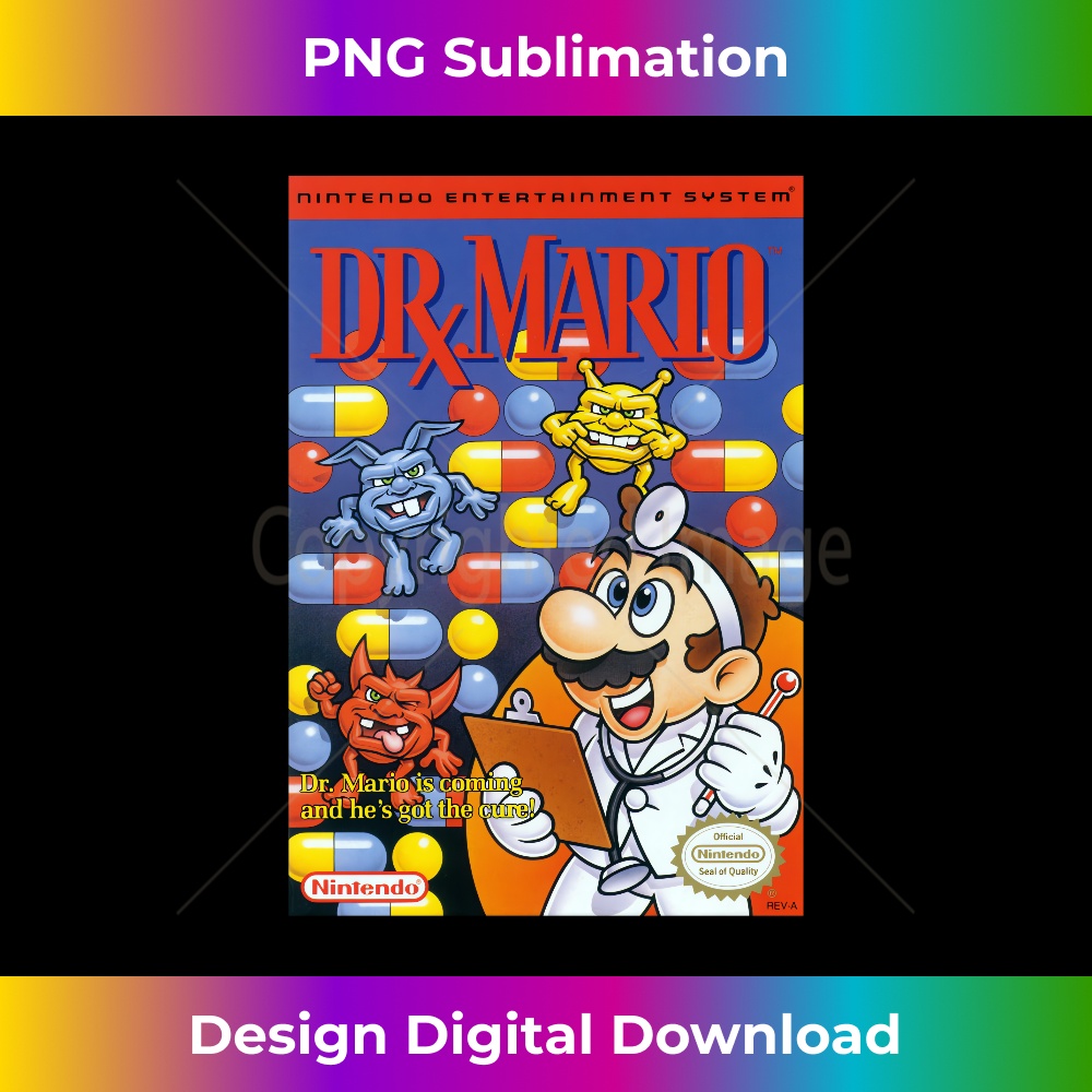 Super Mario Dr Mario Retro NES Game Cover 2 - Sublimation-Re | Inspire ...